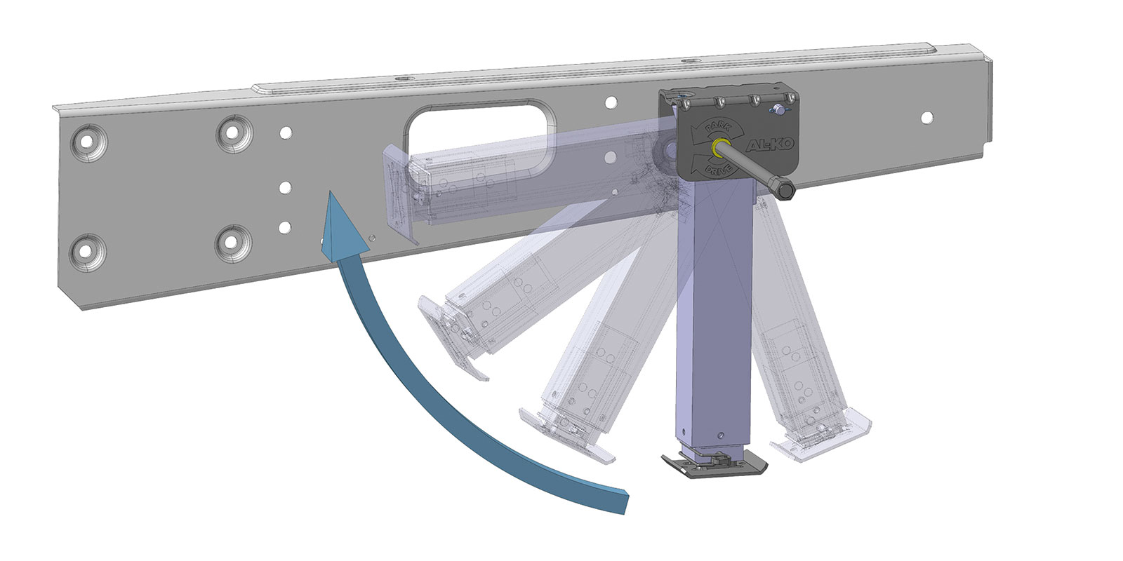 ClickFix mechanical steady leg | AL-KO